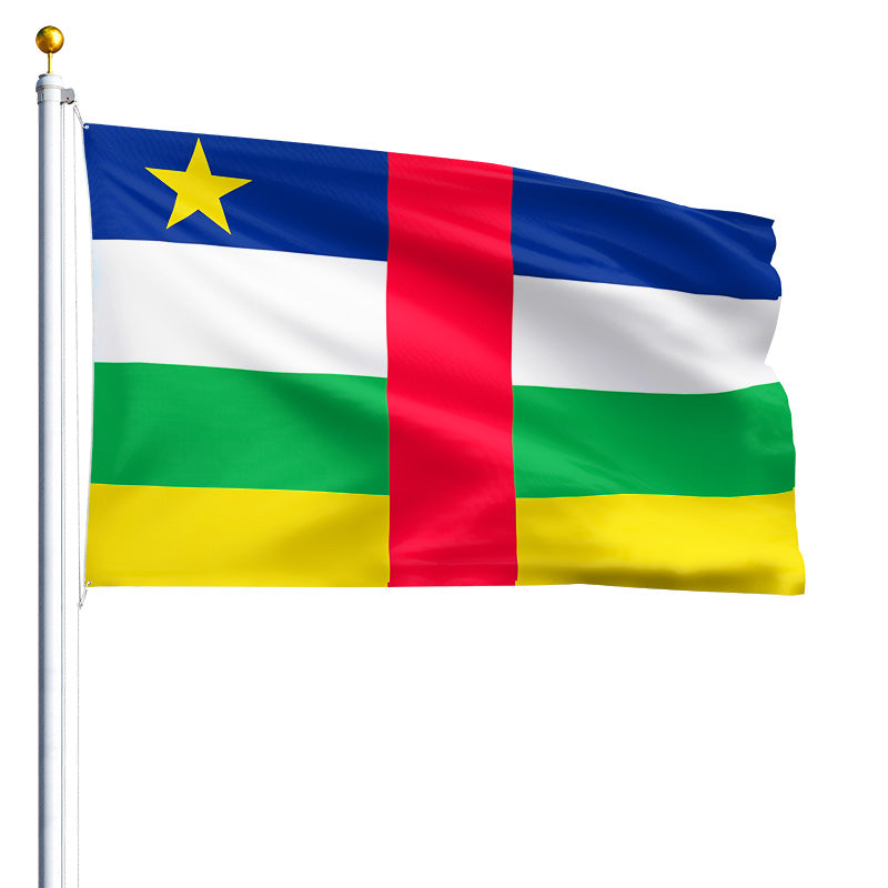 6' x 10' Central African Republic - Nylon – National Flag & Pole, LLC