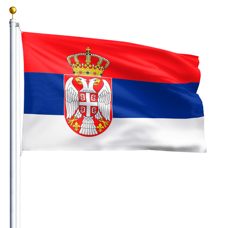 5' x 8' Serbia - Nylon – National Flag & Pole, LLC