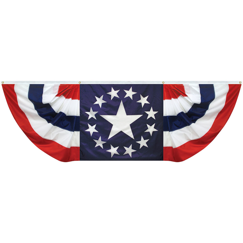 Pleated Fan Drape – National Flag & Pole, LLC